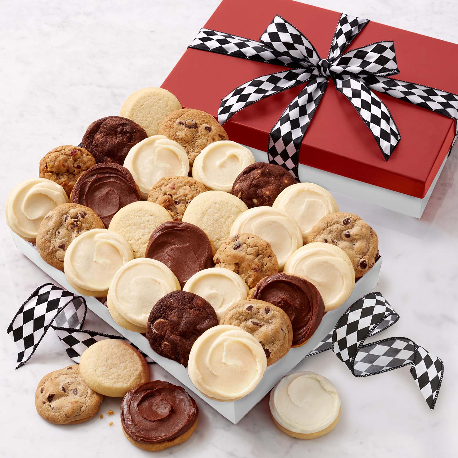 Red Luxe Gift Box - Assorted Mini Cookies – C.KRUEGER'S