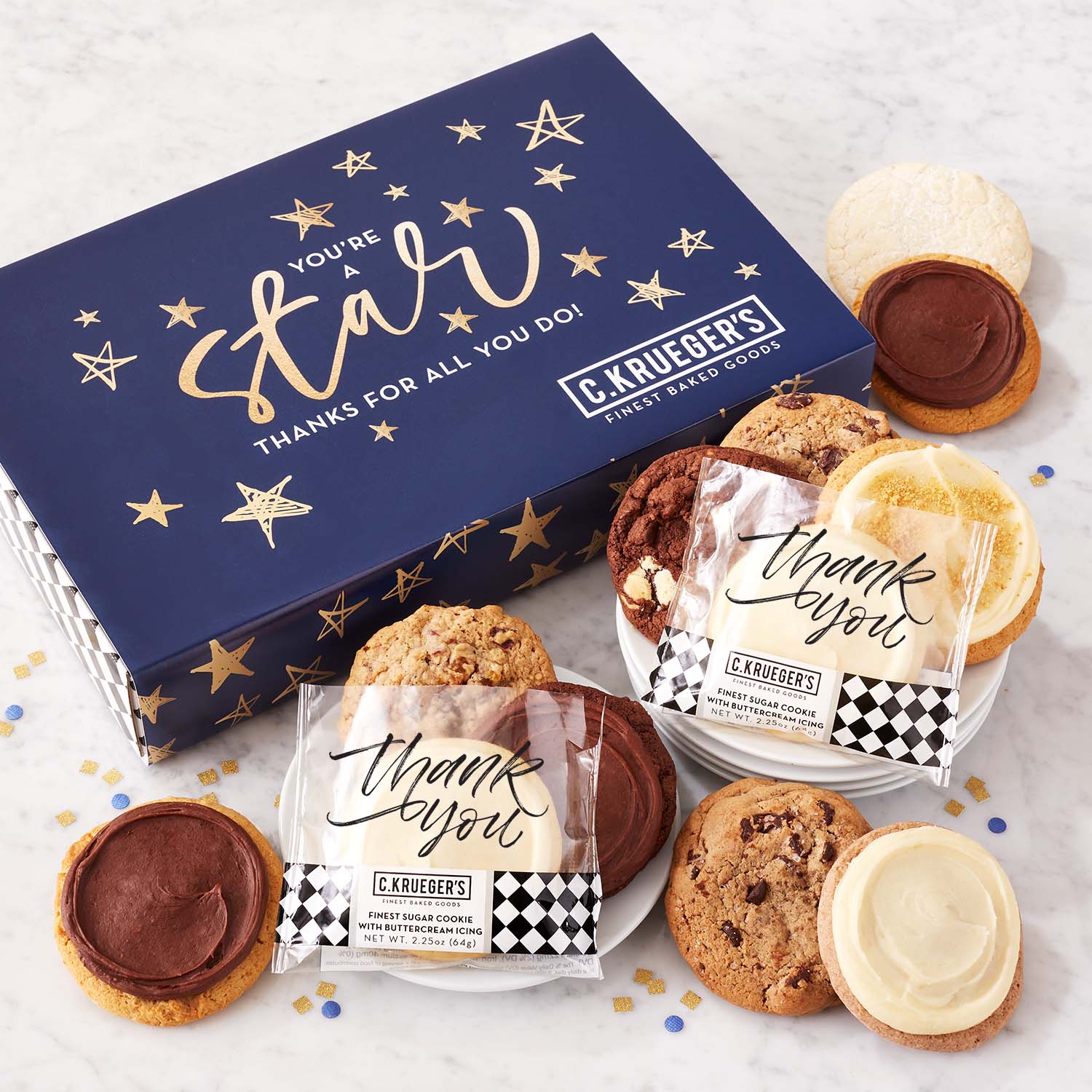 You’re a Star Cookie Gift Boxes - Assorted Cookies – C.KRUEGER'S