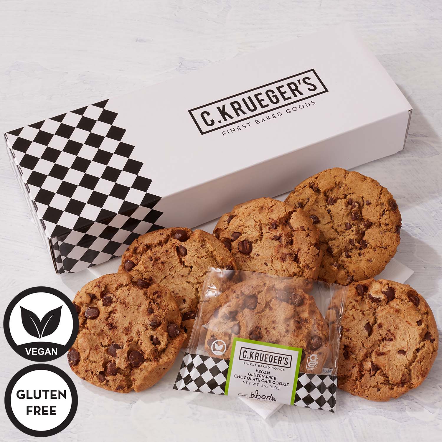 Vegan Gluten Free Cookies - Harlequin Half Dozen Sampler – C.KRUEGER'S