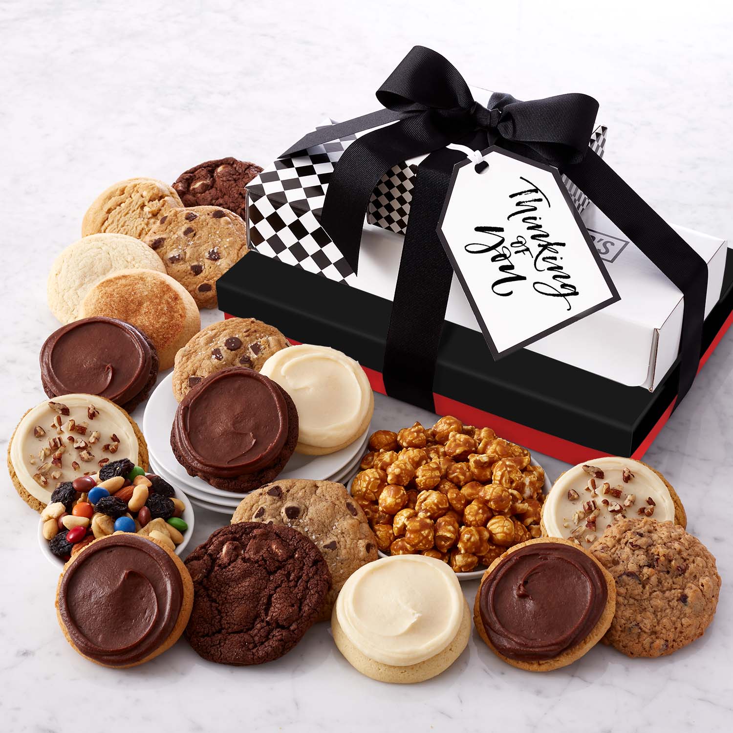 Thinking of You Grand Gift Stack - Cookies and Snacks – C.KRUEGER'S